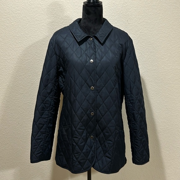 Steve & Barry's | Jackets & Coats | Steve Barrys Navy Blue Quilted ...